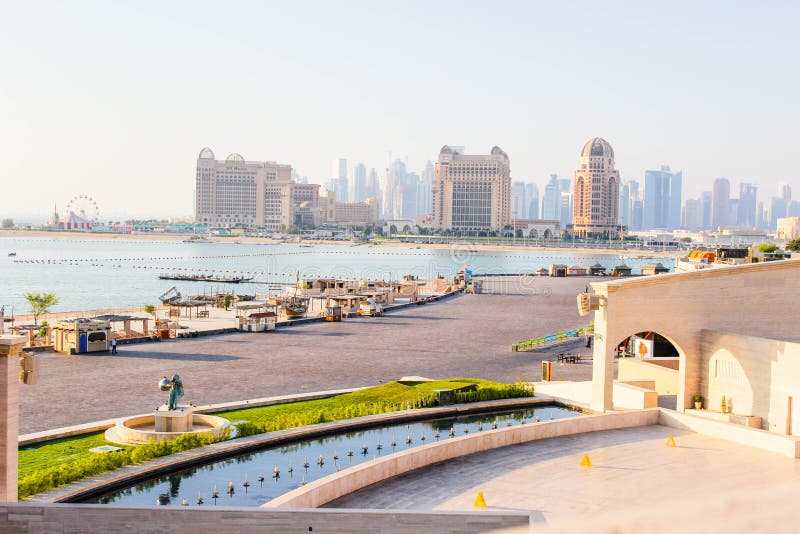 Katara view editorial stock photo. Image of qatar, katara - 103010723