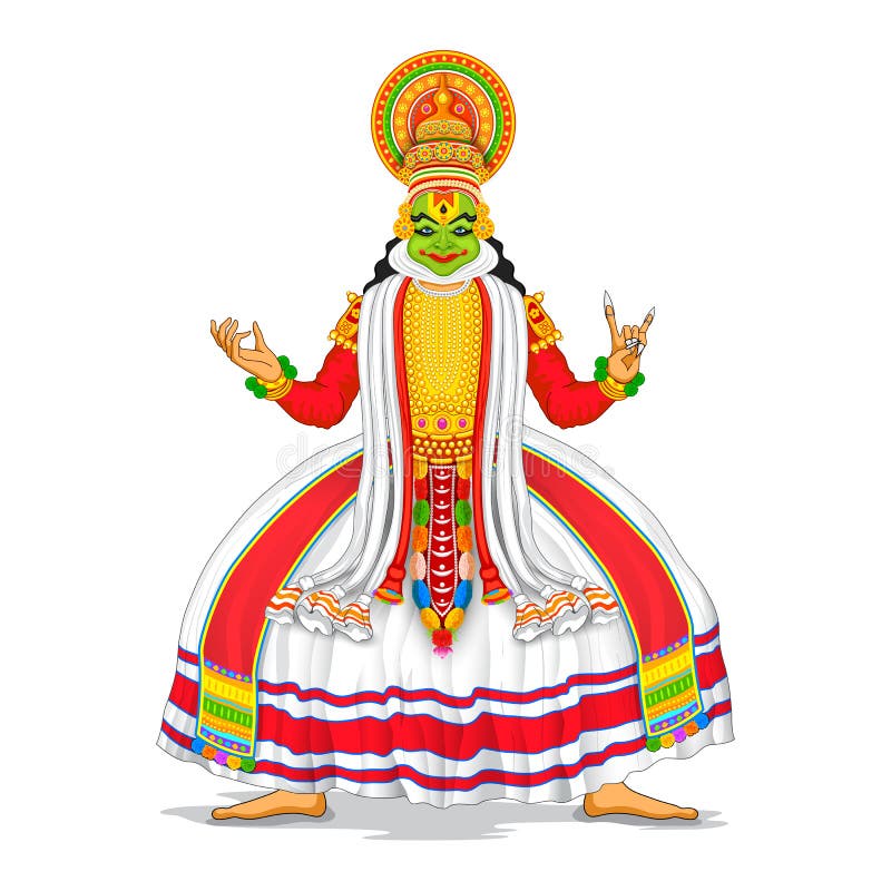 Simple Kathakali Mask