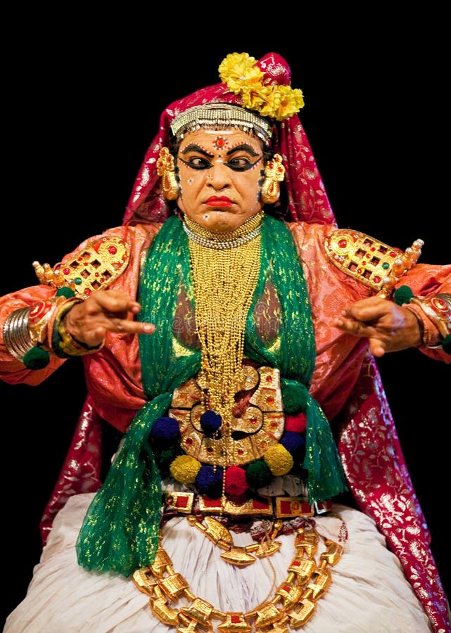 Kathakali performer editorial stock photo. Image of asiatic - 23438138