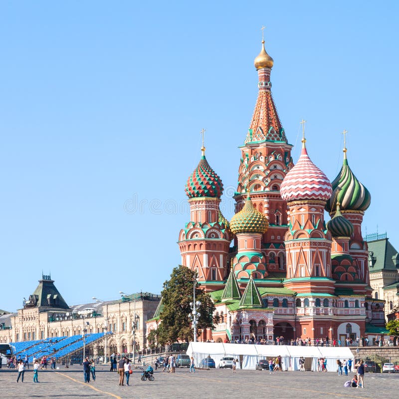 Rode Plein Van Het Kremlin Met Lenin's Tomb in Moskou Redactionele ...
