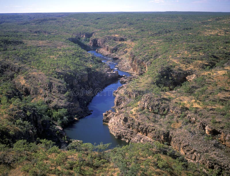 Katherine Gorge and Katherine River Stock Image - Image of nature ...