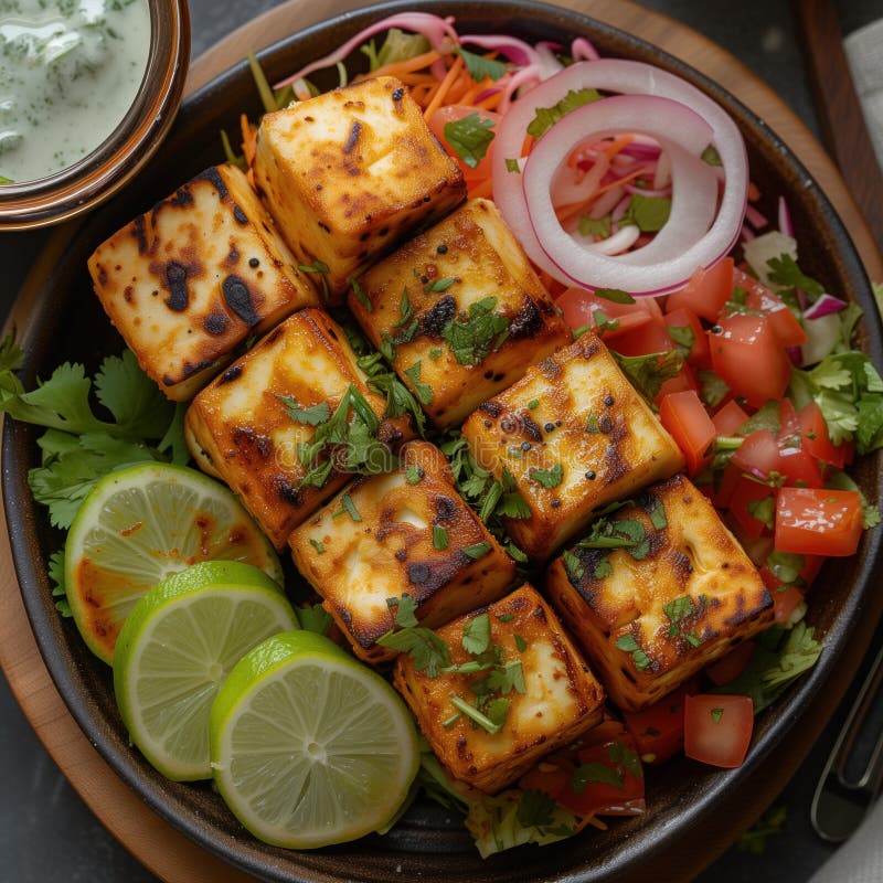 Kathi Roll with Vegetables in a Plate Stock Illustration - Illustration ...