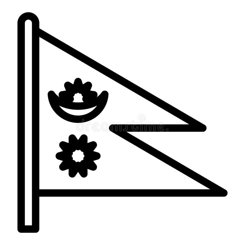Kathmandu Flag Icon Outline Vector. Nepal Skyline Stock Vector ... Kathmandu Flag Icon Outline Vector. Nepal Skyline Stock Vector ...