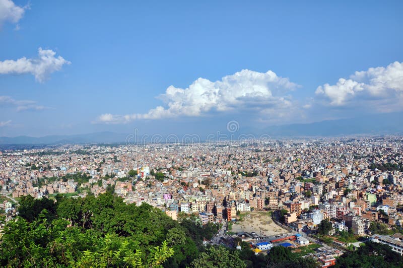 Kathmandu, Nepal landscape stock photo. Image of mountain - 22873792