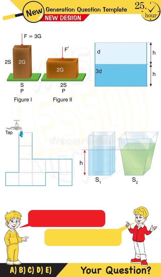 Physics - Pressure and Lifting Force, Archimedes Principle, Pressure of ...