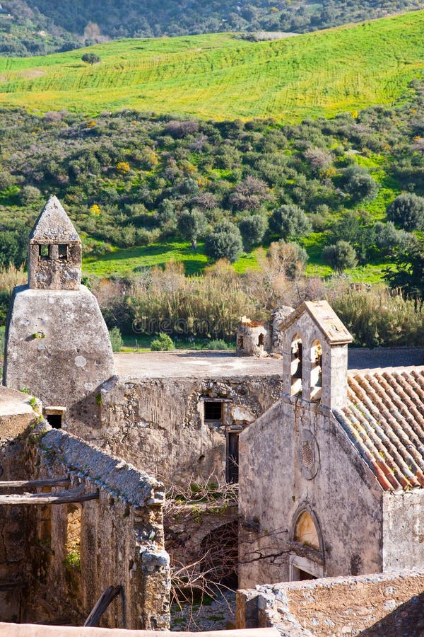 Kato Moni Preveli stock image. Image of orthodox, culture - 14110001