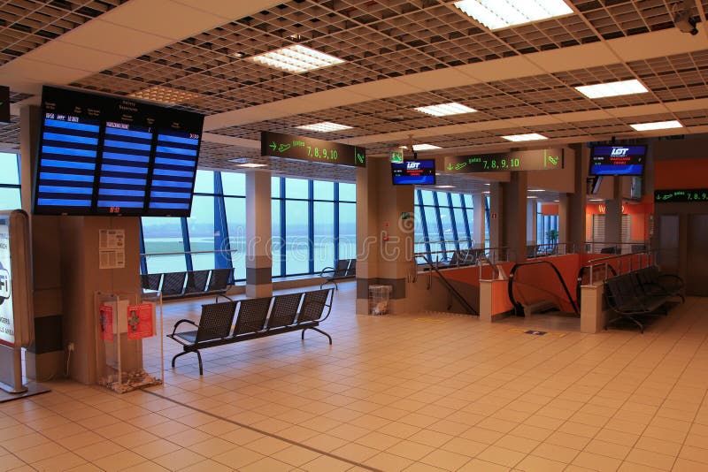 Katowice airport editorial stock photo. Image of indoor - 21135663
