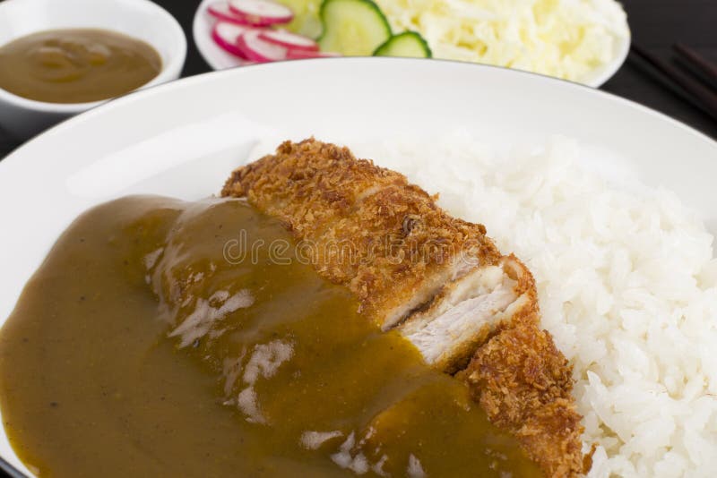 Katsu Kare stock image. Image of bowl, hawaiian, chopsticks - 28664235