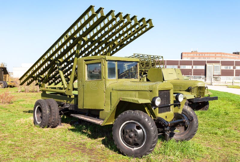 Katusha Multiple Launch Rocket System Editorial Stock Image - Image of ...