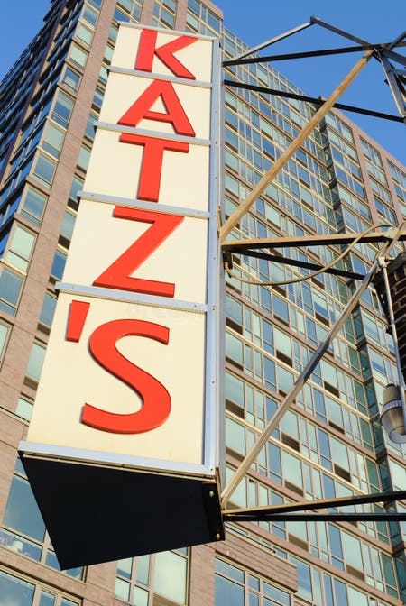 Katz s Deli editorial photography. Image of sign, historical - 15814747