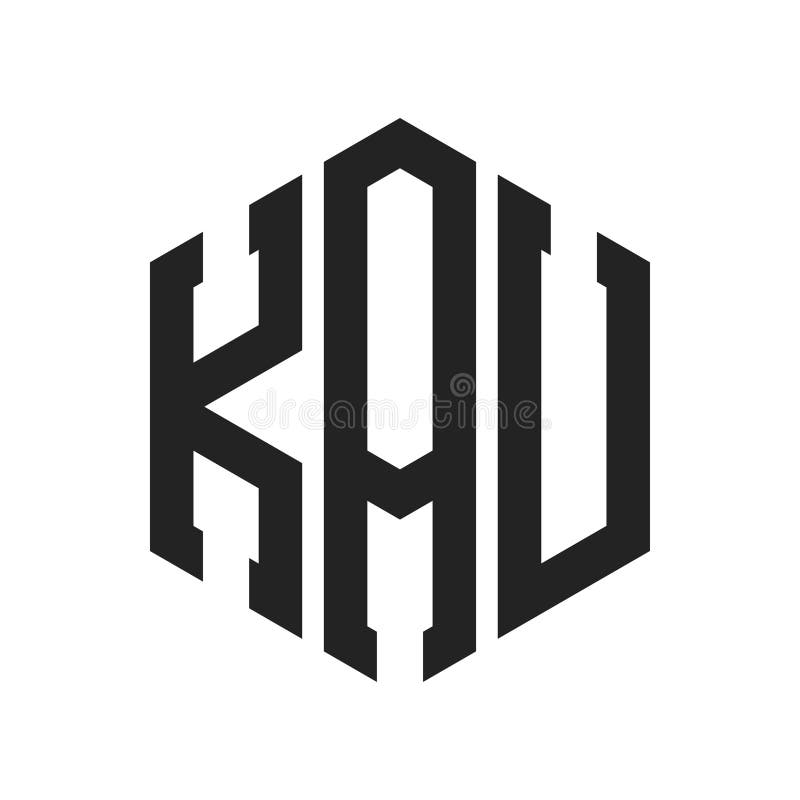 KAU Logo Design. Initial Letter KAU Monogram Logo Using Hexagon Shape ...
