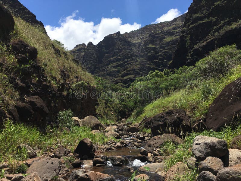 Kauai Island, Hawaii in Summer. Stock Image - Image of island, summer ...