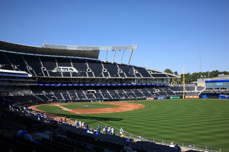 Kauffman Stadium Scoreboard - Kansas City Royals Editorial Photography ...