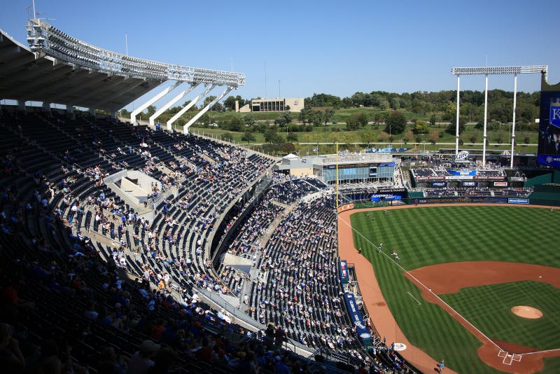 Kauffman Stadium Scoreboard - Kansas City Royals Editorial Photography ...