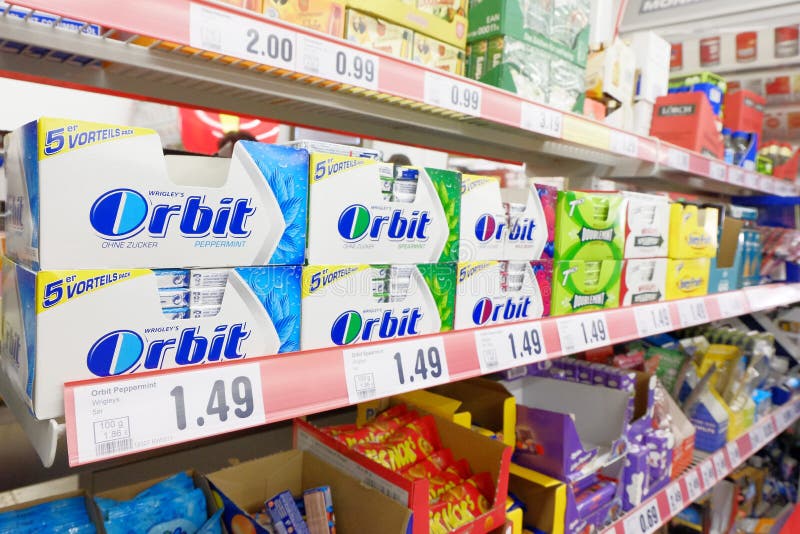Kaugummi redaktionelles stockfoto. Bild von wrigley, deutschland - 59190553