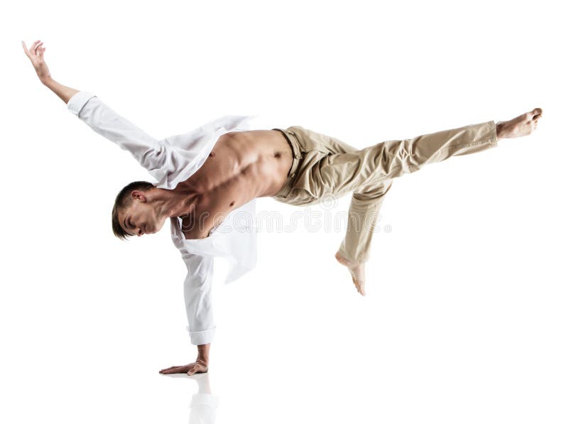 Kaukasische Mannelijke Danser Stock Foto - Afbeelding bestaande uit ...