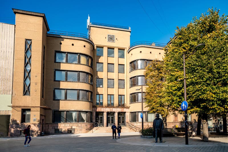 Kaunas Central Post Office, Modernist Archutecture Editorial Image ...