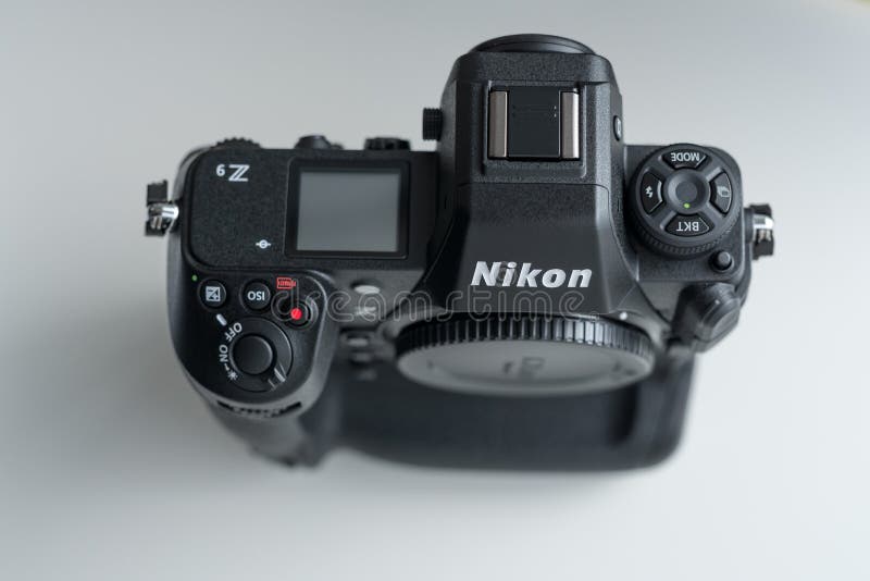 Closeup View of a New NIkon Z9 Flagship Full-frame Mirrorless Camera ... Closeup View of a New NIkon Z9 Flagship Full-frame Mirrorless Camera ...