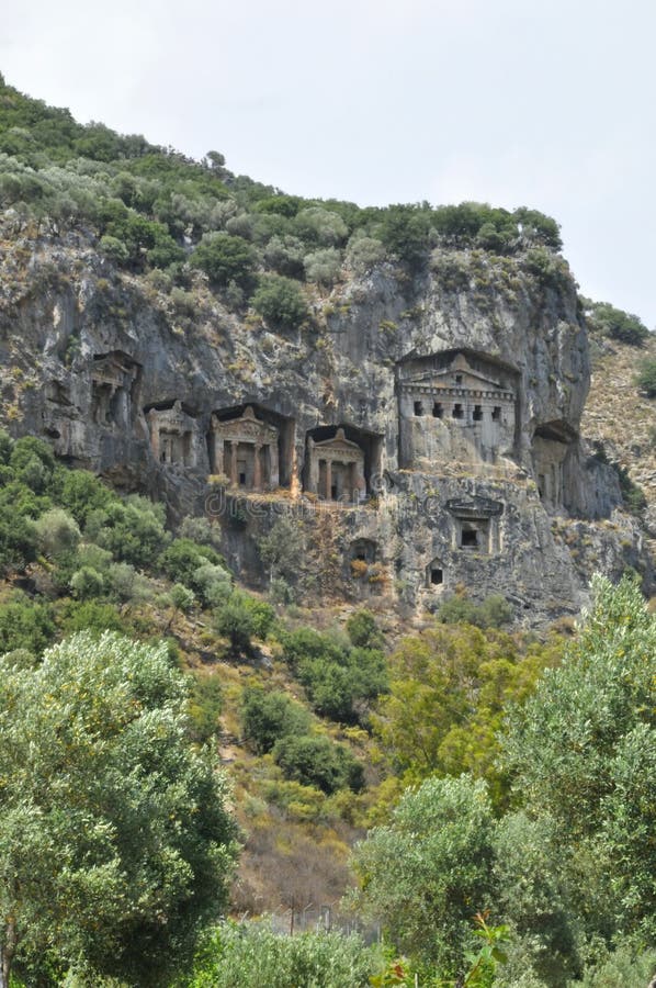 Kaunos city ruins stock image. Image of ancient, historical - 14962849