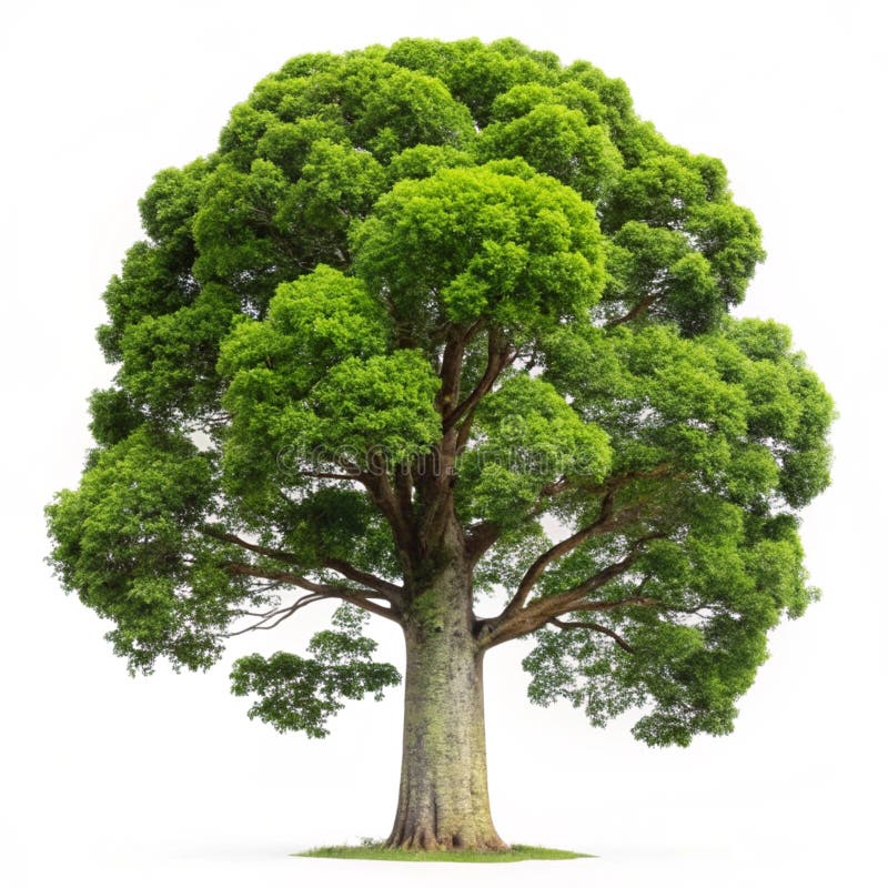 Kauri Tree Isolated on Transparent Background Stock Illustration ...