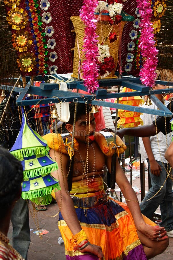 Kavadi carrier editorial photo. Image of celebration - 18031916