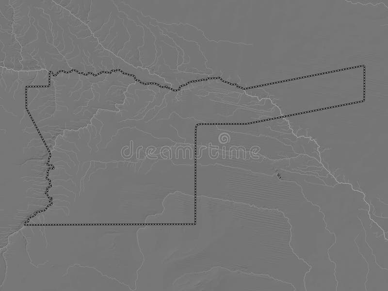 Kavango East, Namibia. Bilevel. No Legend Stock Illustration ...