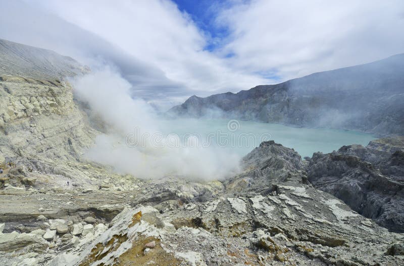 Kawah Ijen, Java, Indonesia Stock Image - Image of volcano, kawah: 84335589