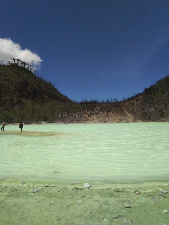 Kawah Putih in Bandung West Java Stock Photo - Image of indonesia ...