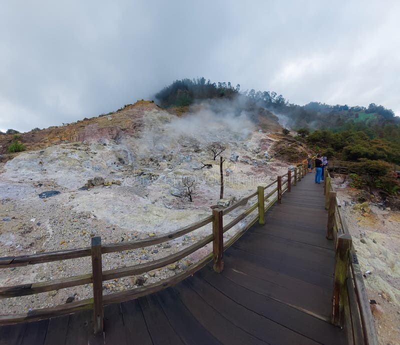 The Beauty of Sikidang Crater or Called "Kawah Sikidang" and Dieng ...