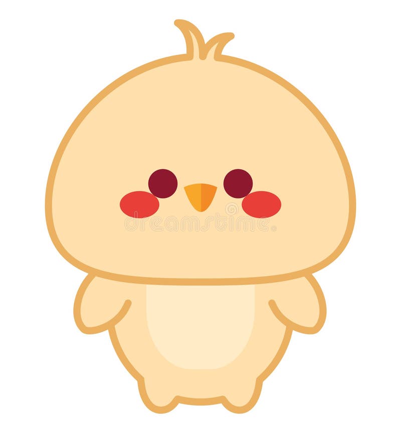 Kawaii chick design stock illustration. Illustration of farm - 261732266