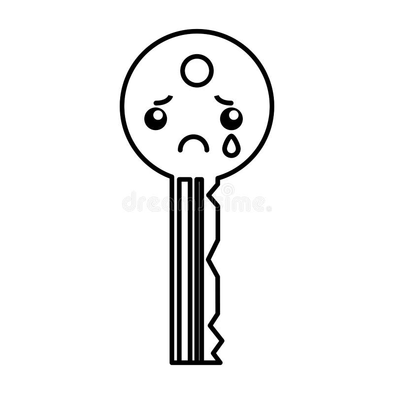 Sad Cartoon Key Stock Illustrations – 198 Sad Cartoon Key Stock ...