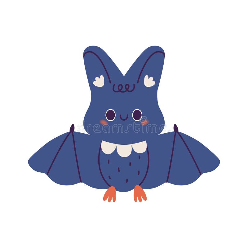 Kawaii vector bat stock vector. Illustration of eyes - 314273970