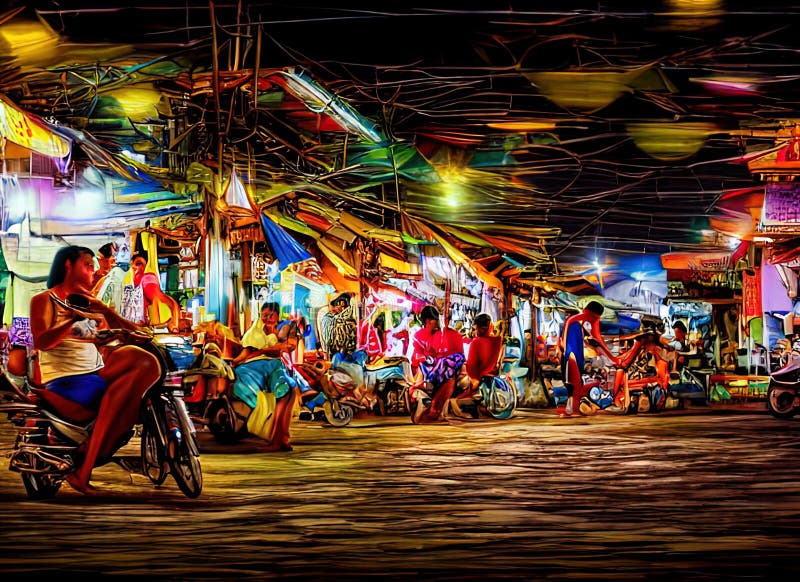 Kawit, Cavite, Philippines. Generative AI. Stock Illustration ...