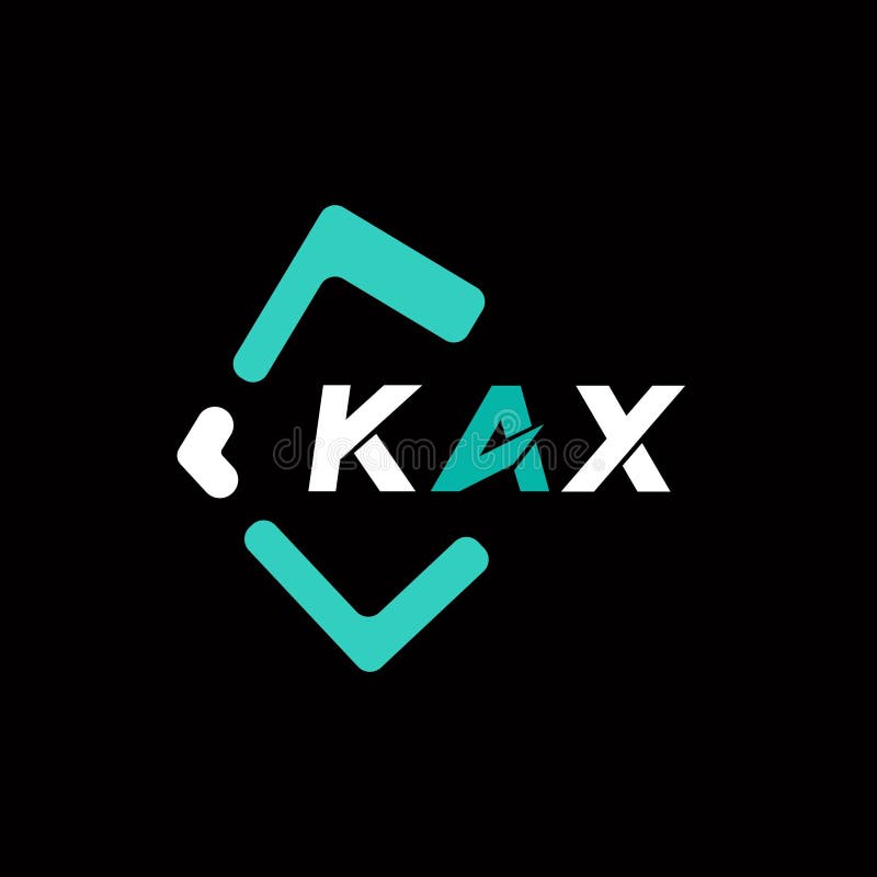 KAX Creative Minimalist Letter Logo. KAX Unique Vector Initials ...