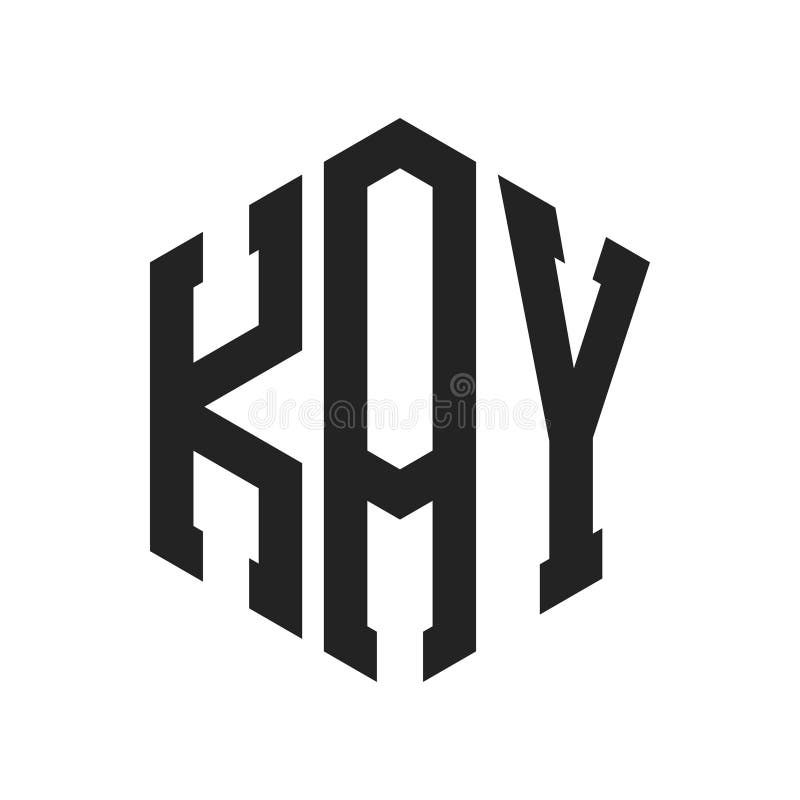 KAY Logo Design. Initial Letter KAY Monogram Logo Using Hexagon Shape ...