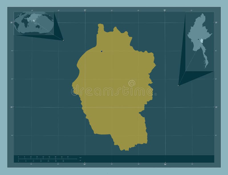 Kayah, Myanmar. Solid. Capital Stock Illustration - Illustration of ...