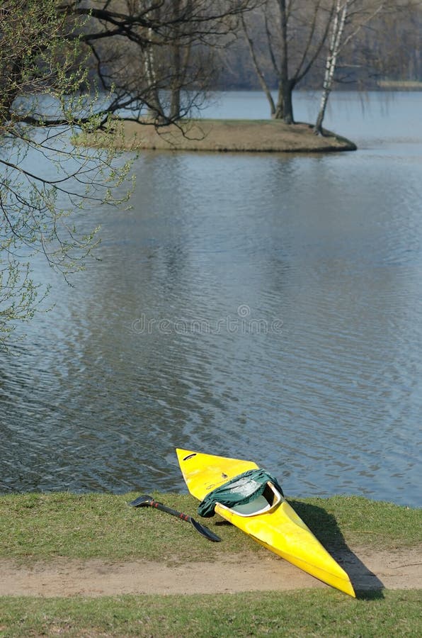 Kayak on the beach stock photo. Image of island, outdoor - 12553416