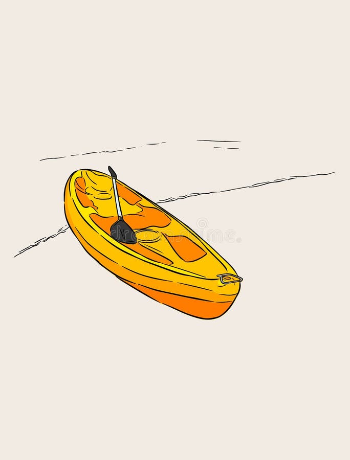 Kayak Sketch Vector Illustration Stock Vector - Illustration of nature ... Kayak Sketch Vector Illustration Stock Vector - Illustration of nature ...