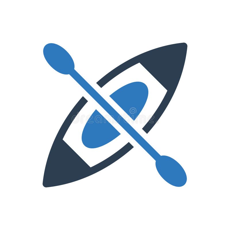 Kayak Boat Icon - River Boat Icon Stock Vector - Illustration of ...