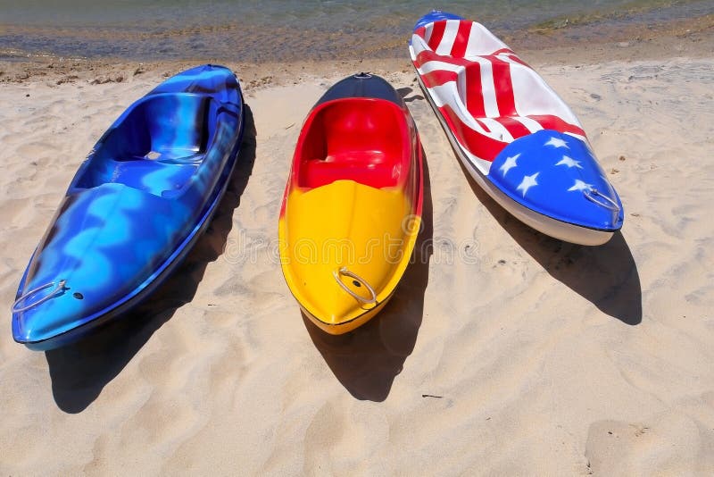 Kayak Colors stock photo. Image of color, beach, water - 55579524