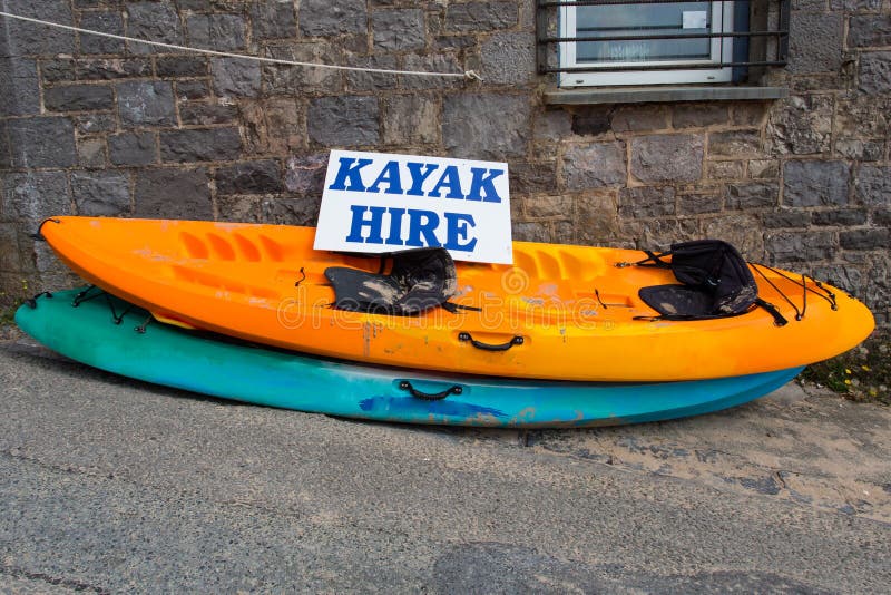 Kayak Hire stock photo. Image of rental, rent, tenby - 32720644