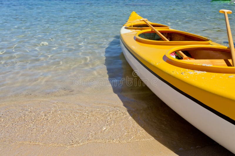 Kayak stock photo. Image of landscape, water, sand, kayaking - 32271252