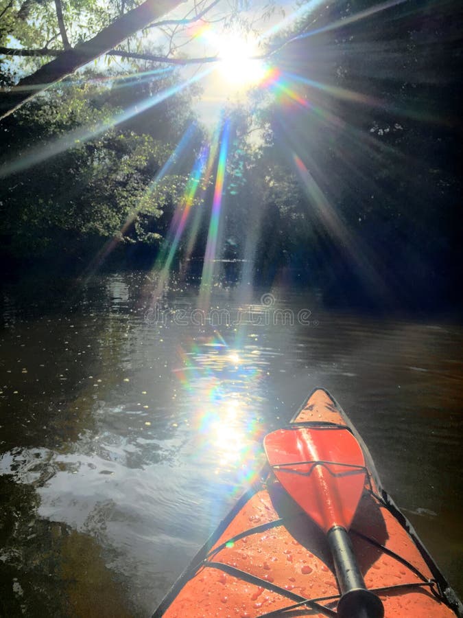 Kayak river sun stock image. Image of canoeing, summer - 110234285