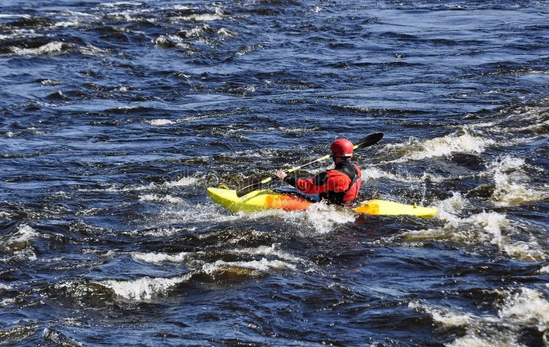 Kayaker stock image. Image of boat, kayaking, gear, paddling - 31514801