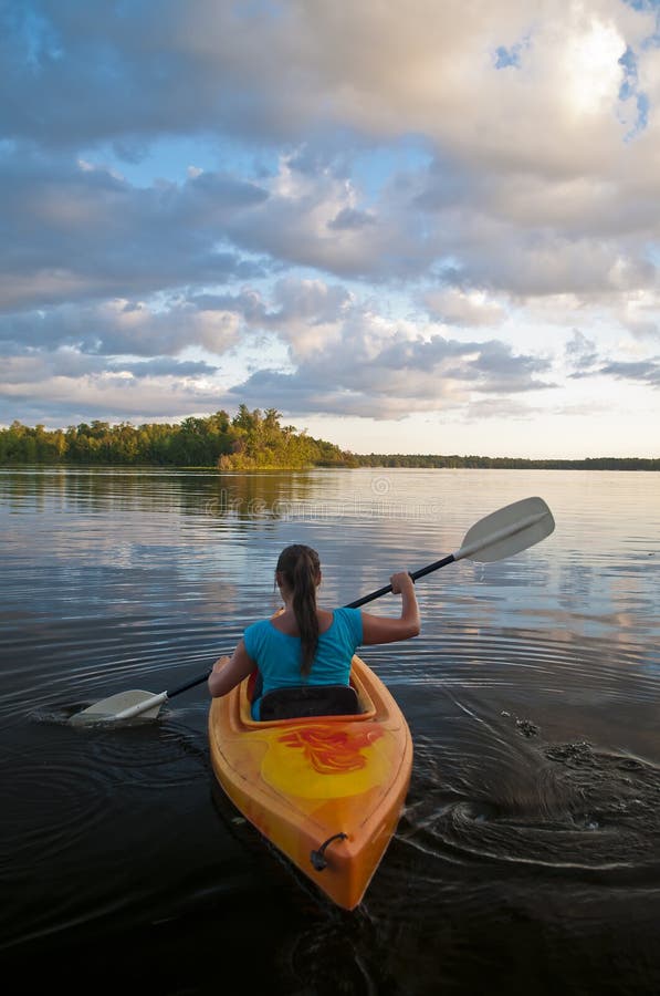 Kayaking stock image. Image of water, canoe, kayak, nature - 20770385