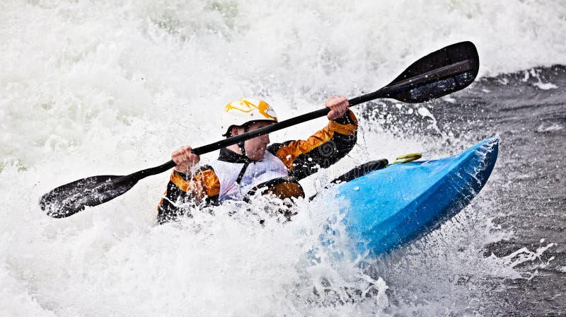 Kayaking stock image. Image of adrenaline, rodeo, surfing - 30692225