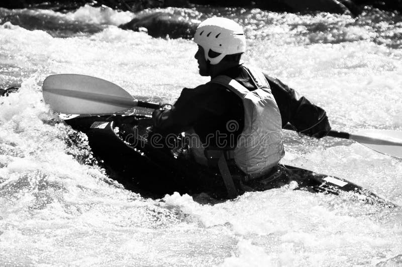 Kayaking As Extreme and Fun Sport Stock Photo - Image of expedition ...