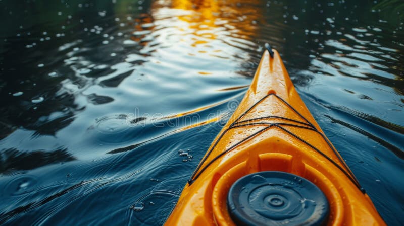 Kayaking Escapade: Rippling Water Patterns and Kayak Motifs Reflect the ...