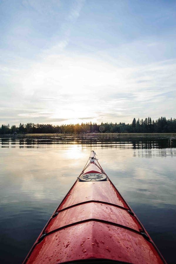 Kayaking stock photo. Image of activity, lake, landscape - 44923092