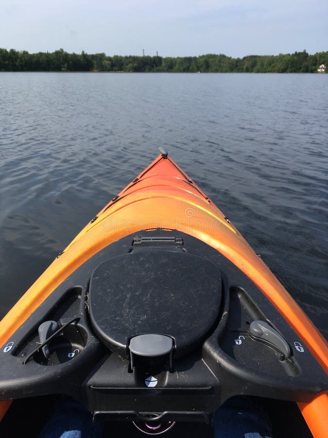 Kayaking on a lake stock photo. Image of water, morning - 118154062